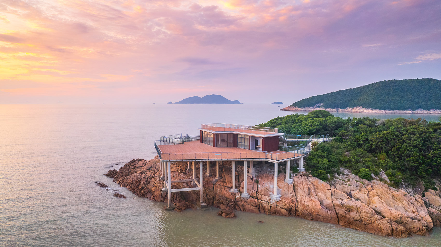 Ningbo Songlan Mountain Resort glass walkway by Shanghai CHIDI Studio ...