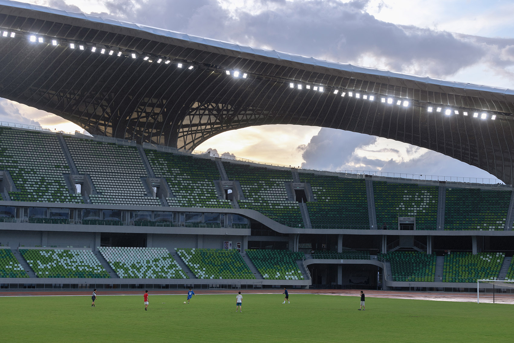 MAD Architects Completes the World’s Largest Earth-sheltered Stadium ...