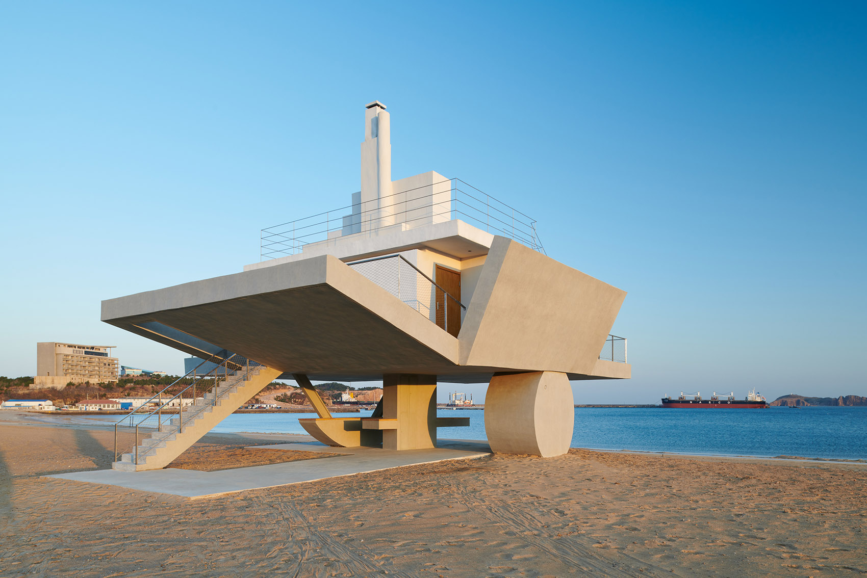 Seaside Floating Pavilion, Shandong, China by TAO - 谷德设计网