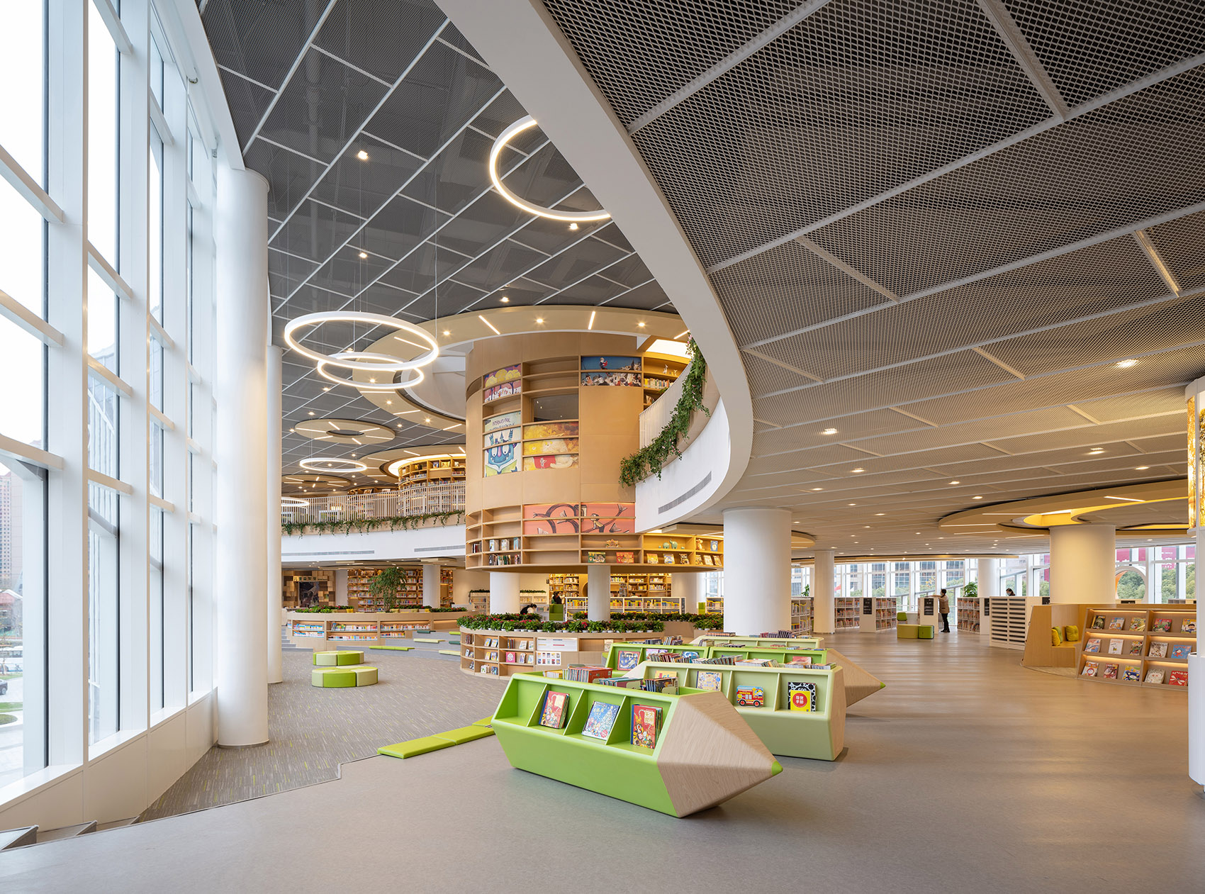 New library construction project of Shanghai Children’s Library, China ...