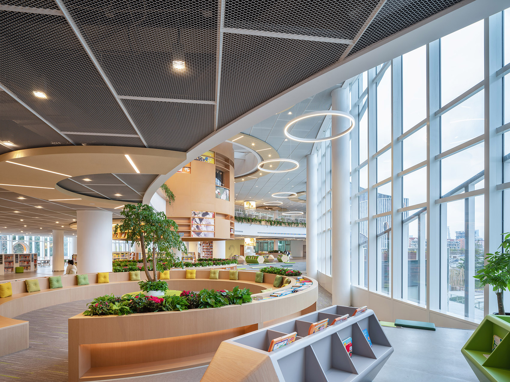 New library construction project of Shanghai Children’s Library, China ...