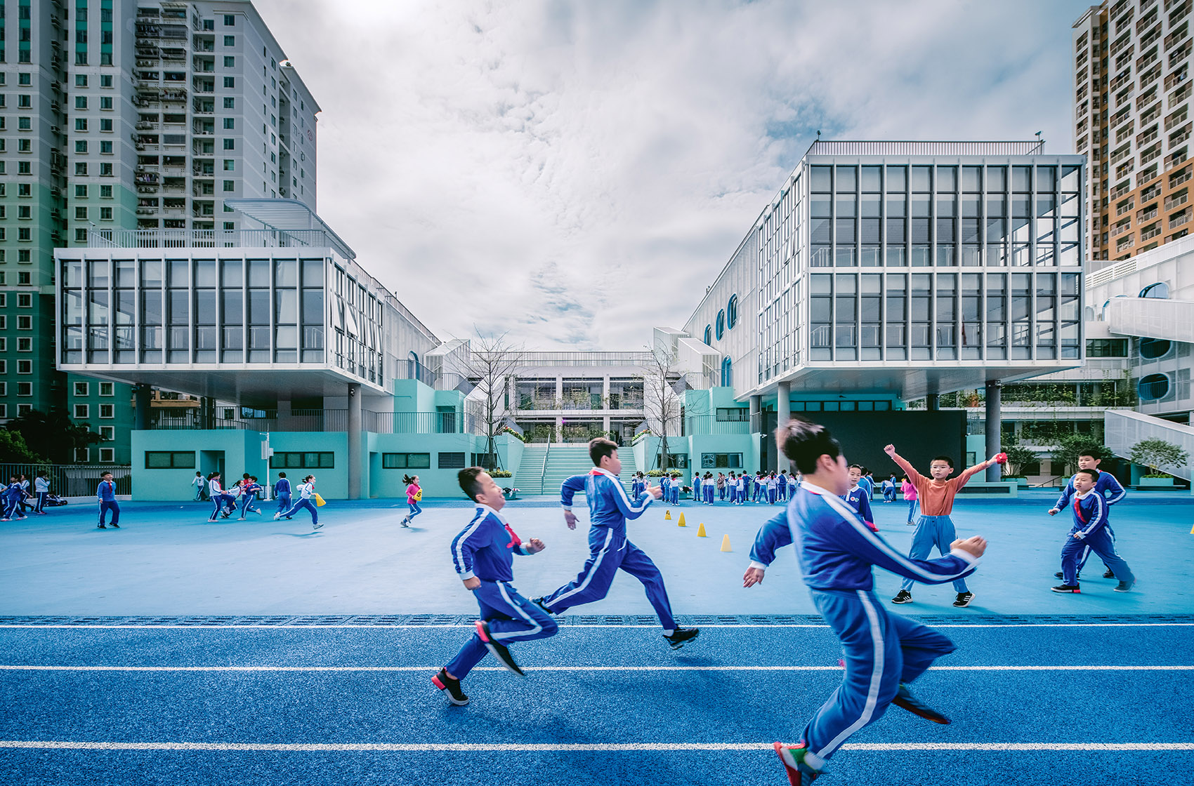 Learning Terraces: Fuqiang Elementary School, Shenzhen, China by People ...
