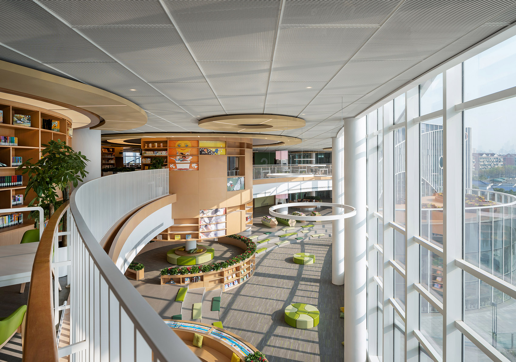 New library construction project of Shanghai Children’s Library, China ...