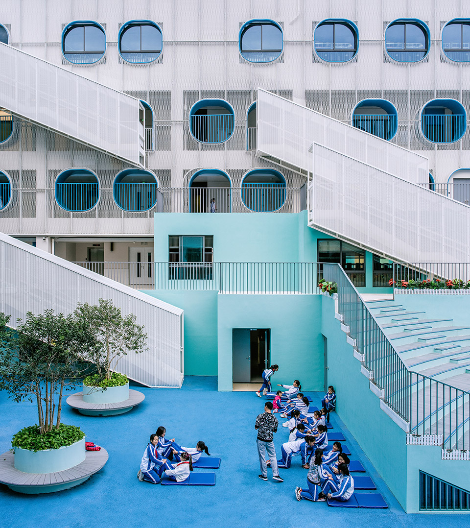 Learning Terraces: Fuqiang Elementary School, Shenzhen, China by People ...