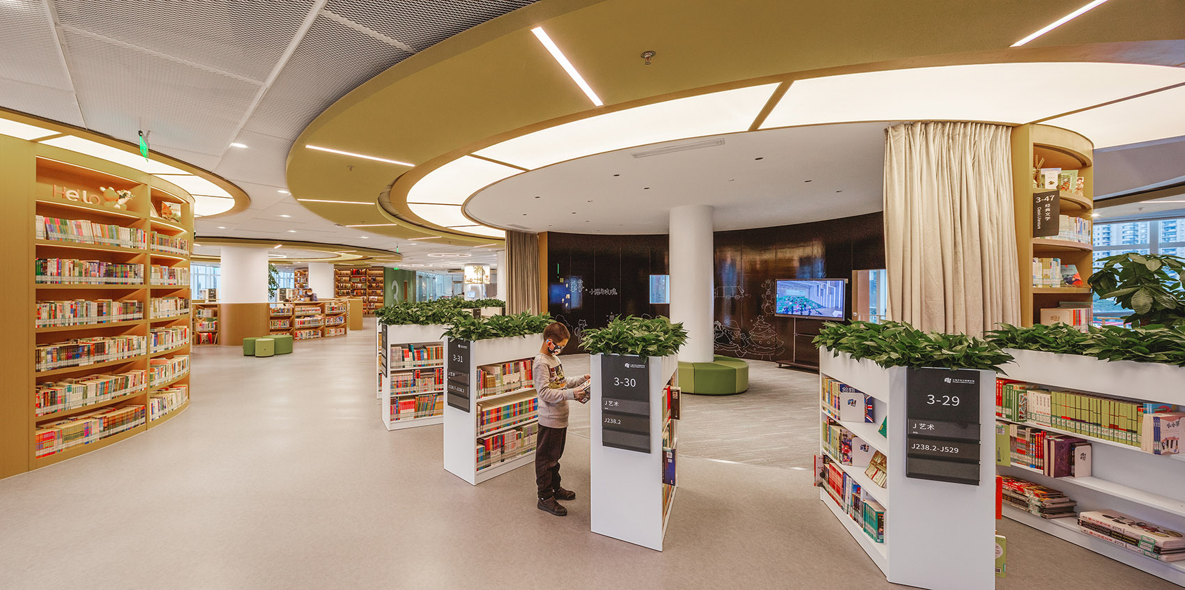 New library construction project of Shanghai Children’s Library, China ...