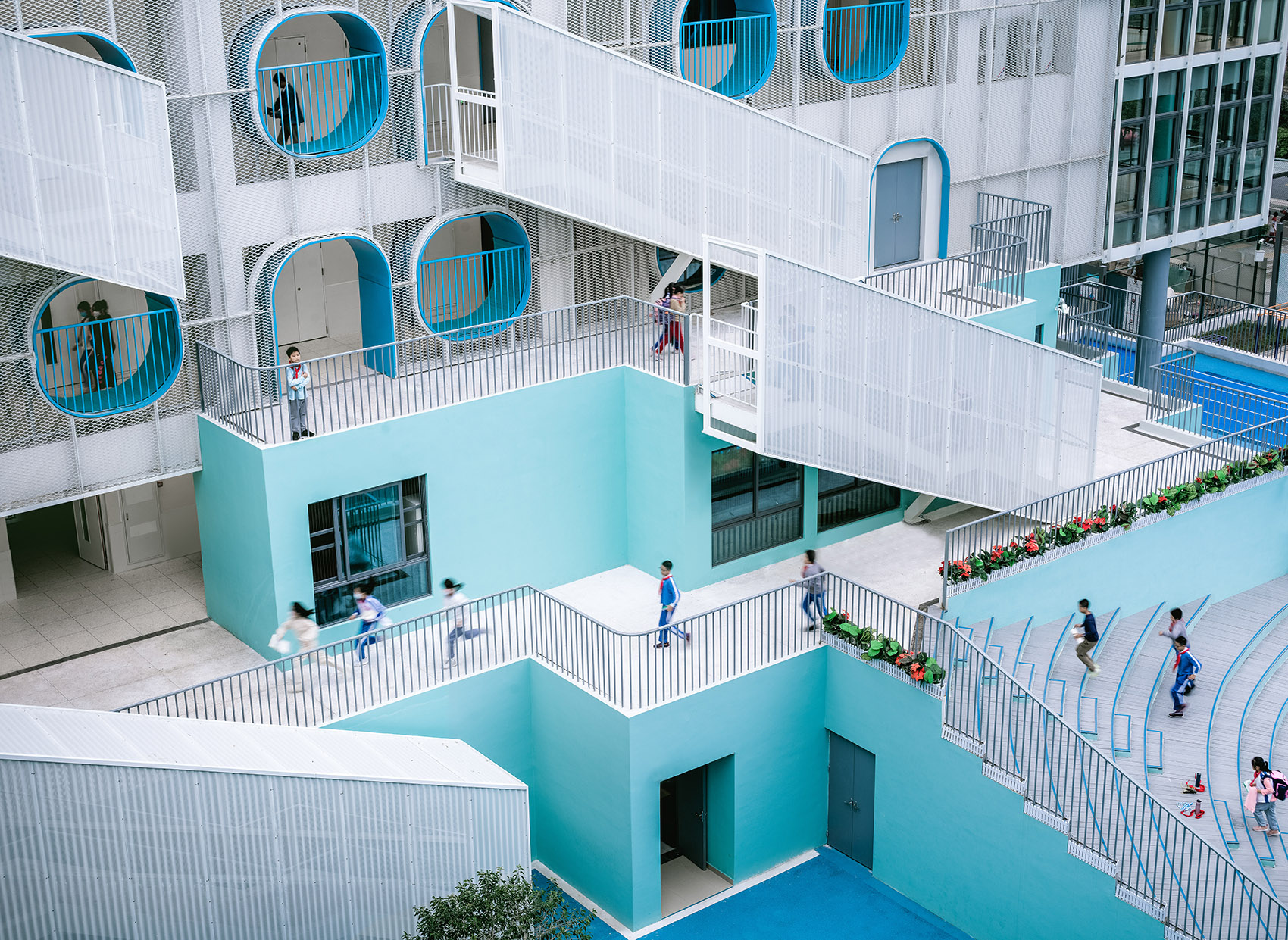 Learning Terraces: Fuqiang Elementary School, Shenzhen, China by People ...