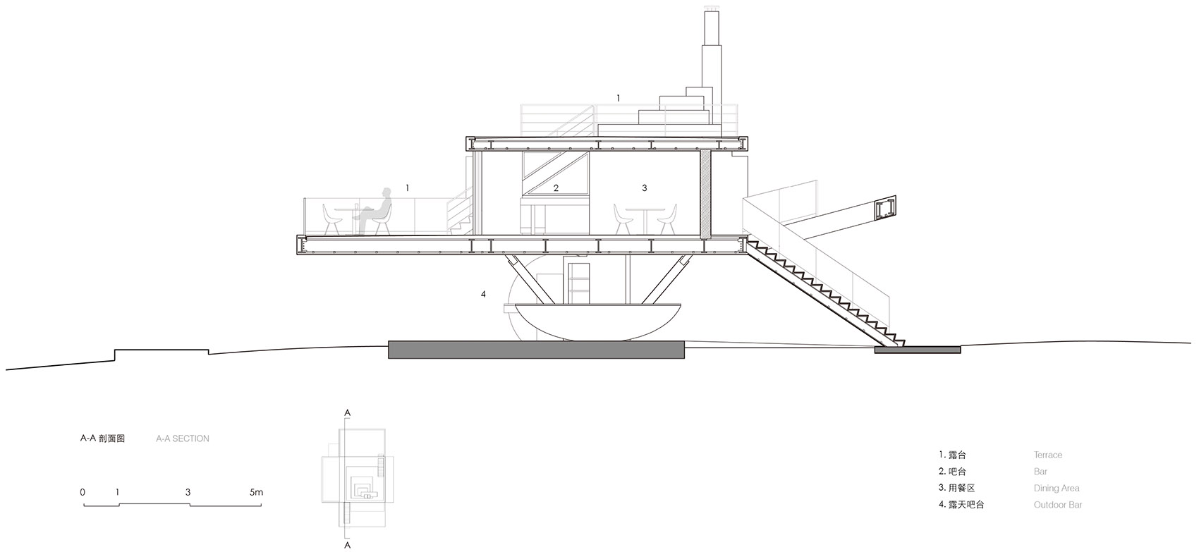 Seaside Floating Pavilion, Shandong, China by TAO - 谷德设计网