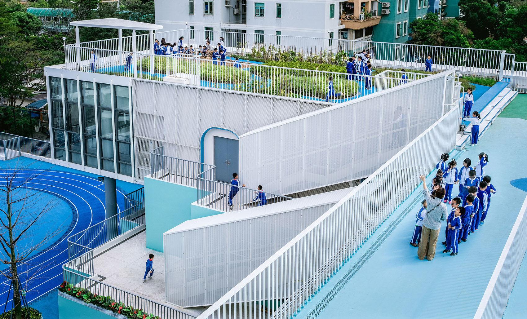 Learning Terraces: Fuqiang Elementary School, Shenzhen, China by People ...
