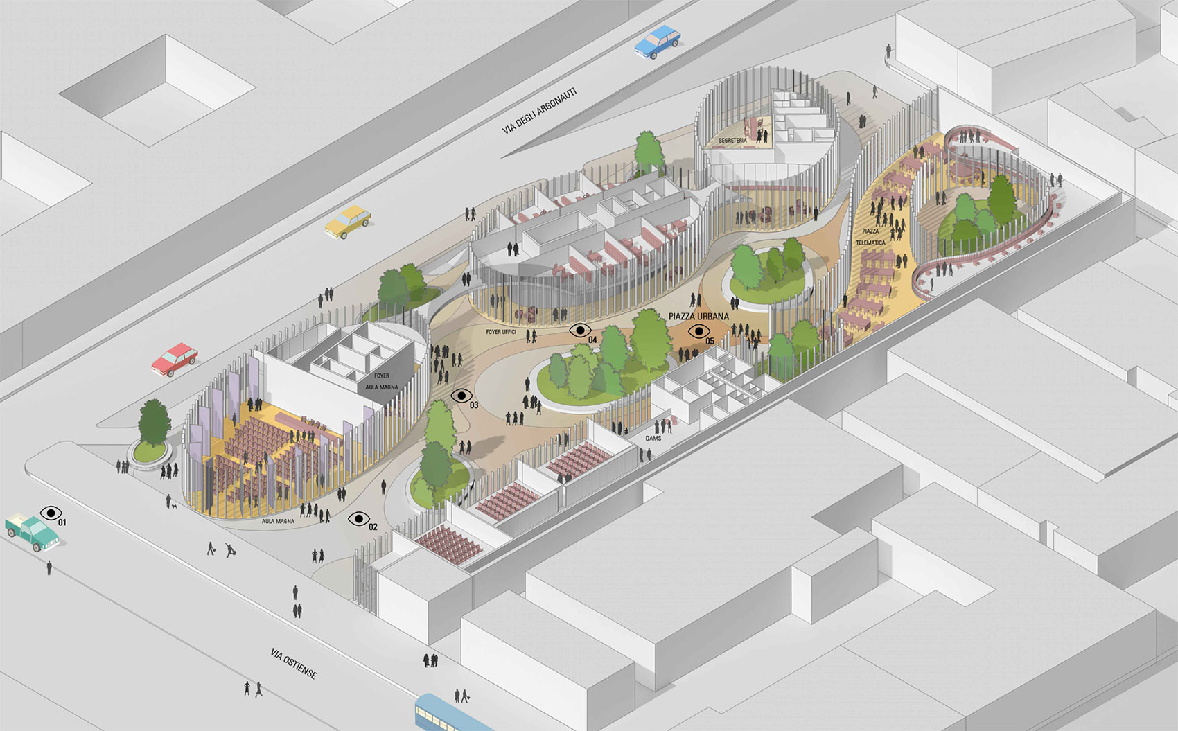 The new headquarters of Rome Tre University by Mario Cucinella ...