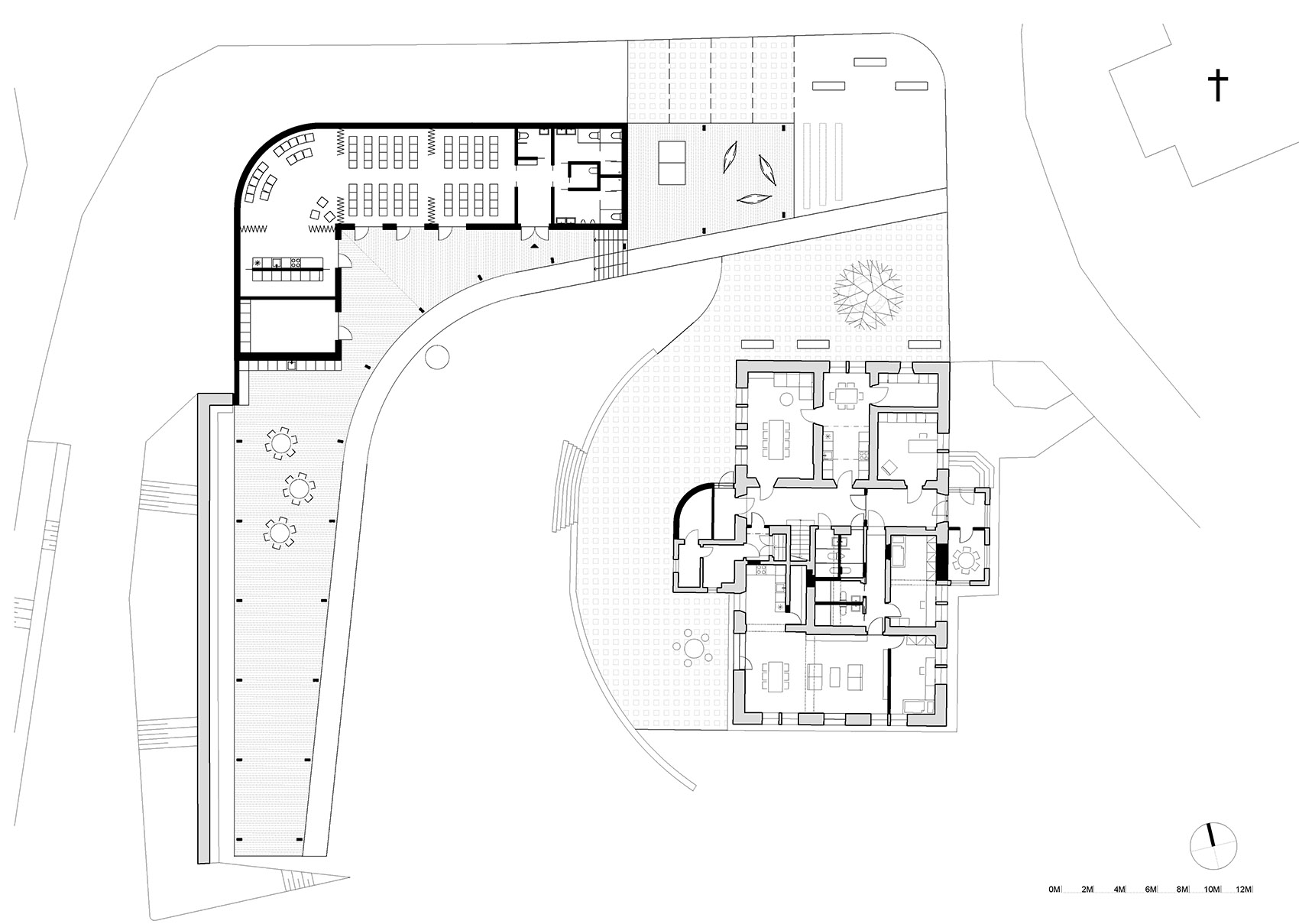 Parish community center by Studio AEIOU - 谷德设计网
