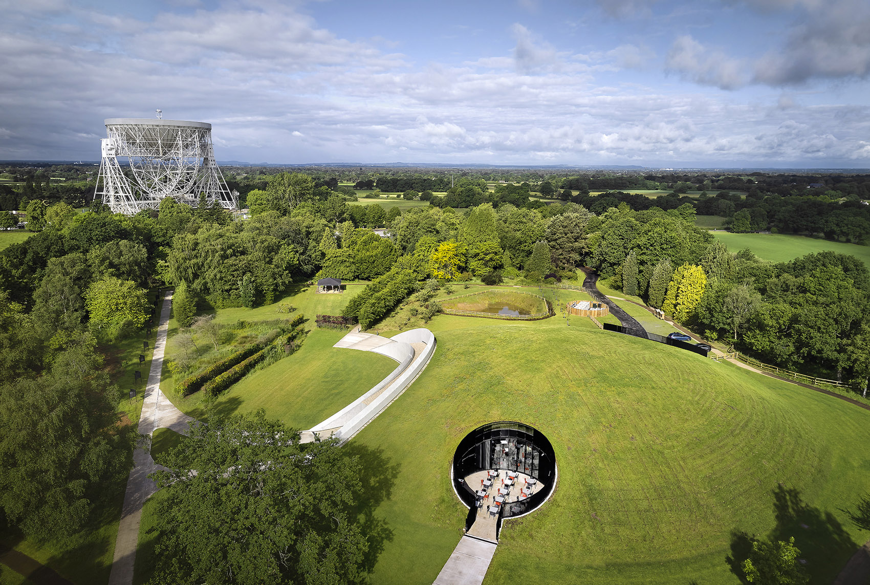 First Light Pavilion, Jodrell Bank Observatory by Hassell - 谷德设计网