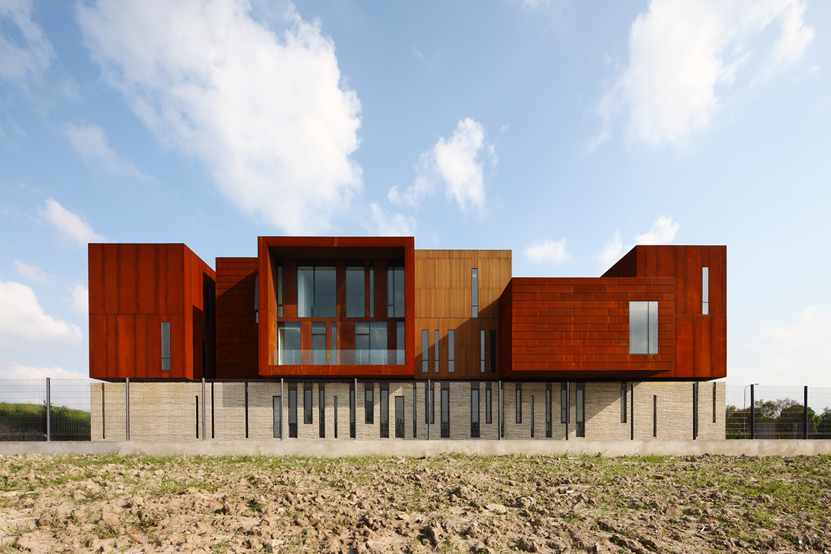 Administration building of the gas company at Jiading new town by ...