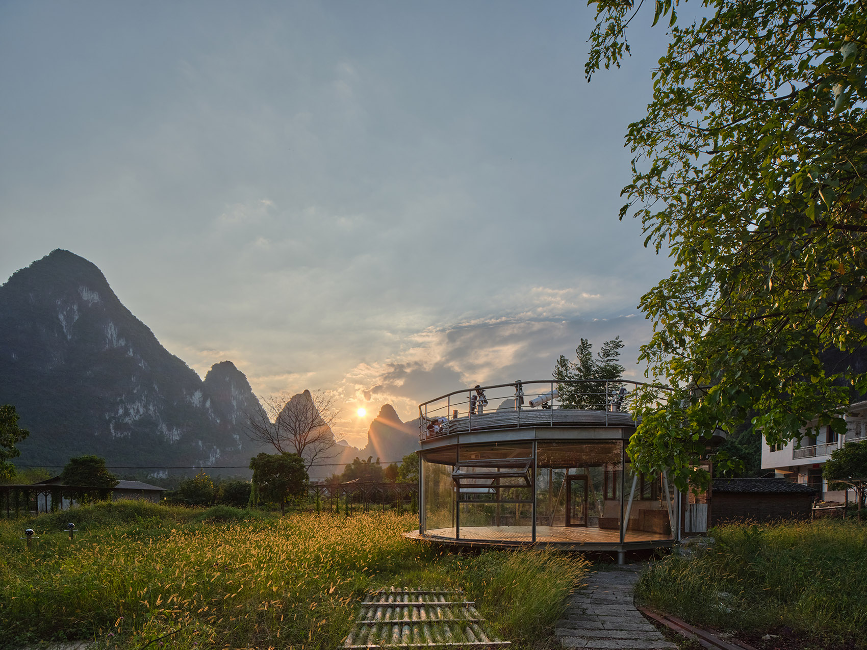 Stargazing Pavilion and Four Idillic Structures by Atelier Liu Yuyang ...