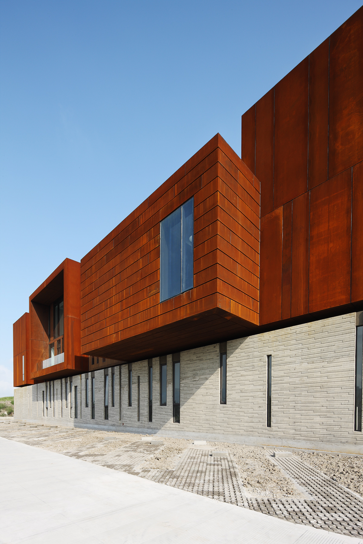 Administration building of the gas company at Jiading new town by ...