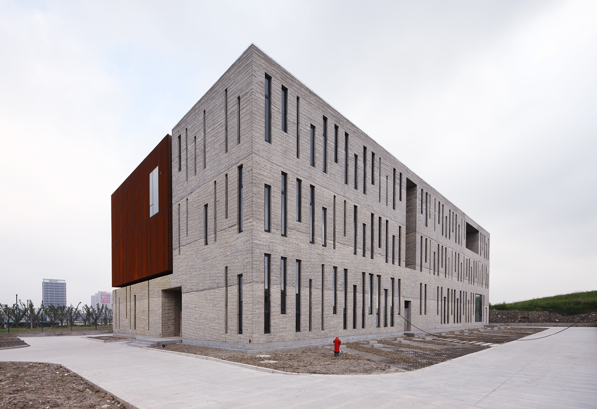 Administration building of the gas company at Jiading new town by ...