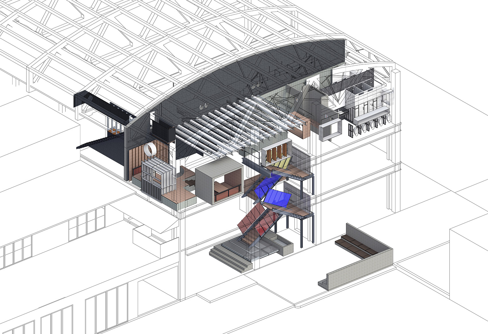 Light-chasing Containers: Transformation of the Front Hall of Tianmei ...