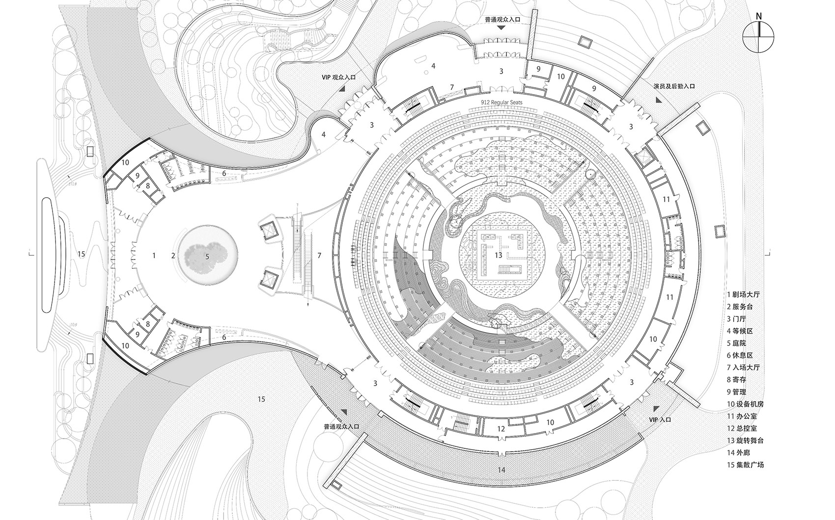 Chenjiagou “Impression Tai Chi” Theatre by THAD - 谷德设计网