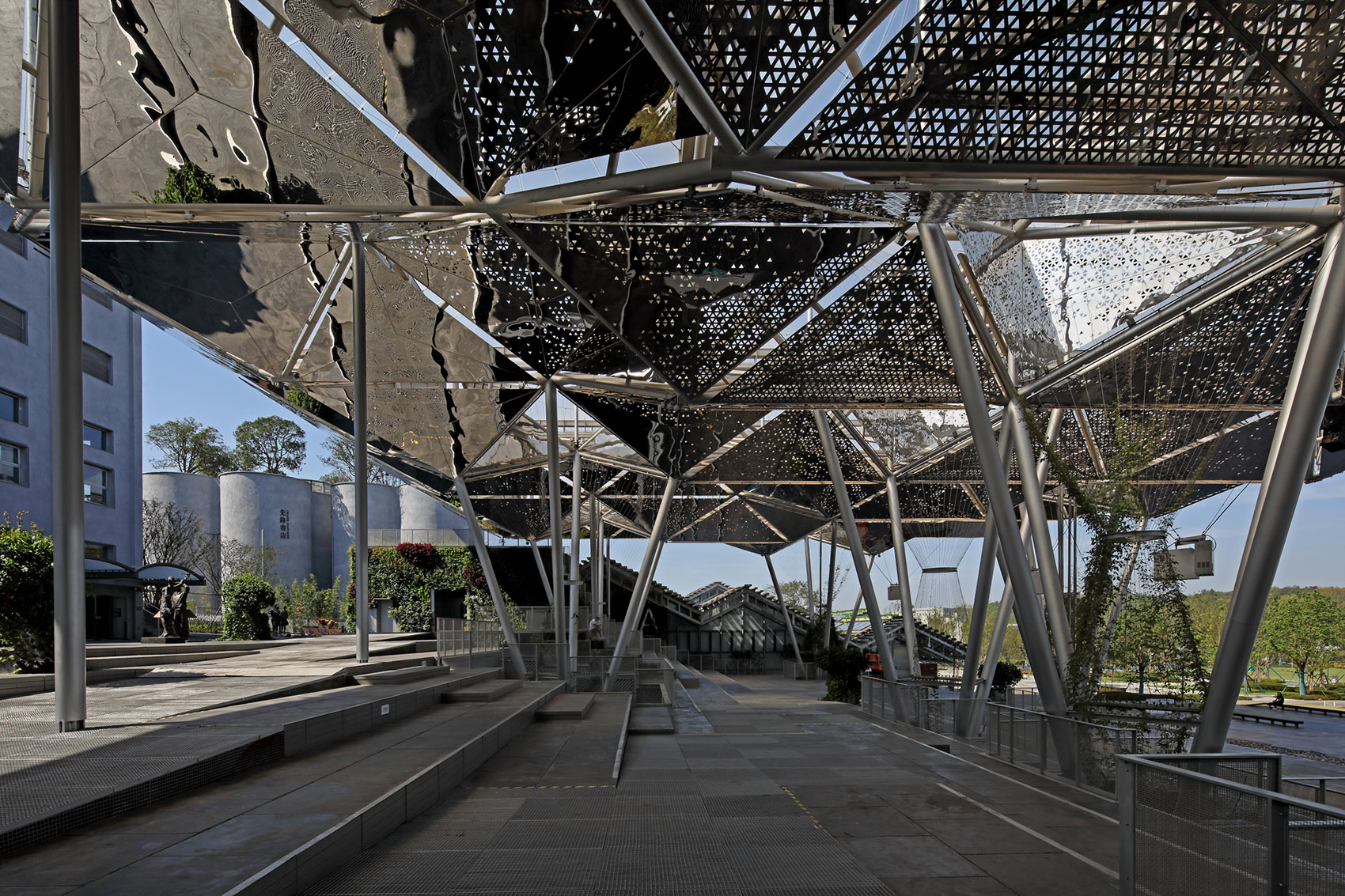 The Main Pavilion of the 11th Jiangsu Horticultural Expo by Land-Based ...