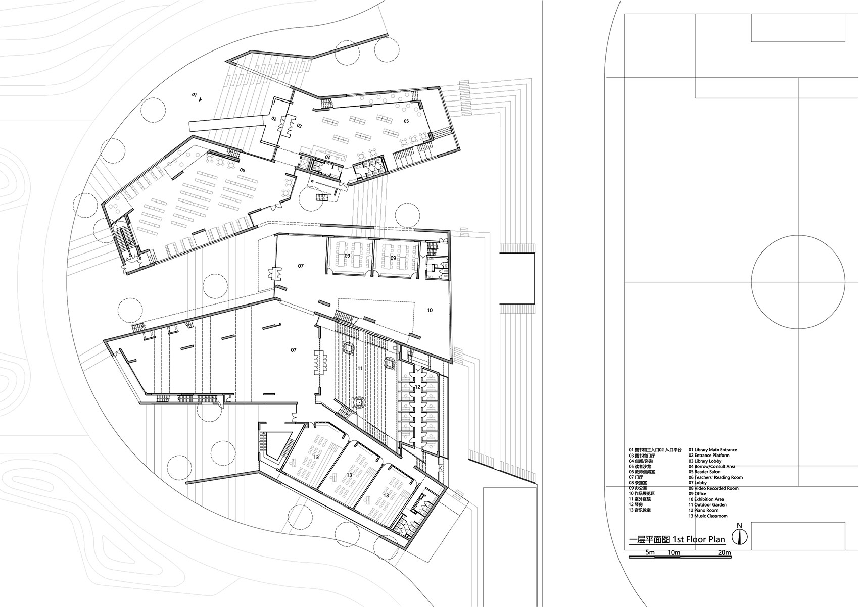 Tuyi Building of Youlan Middle School, Shanxi, China by WAU Design - 谷德设计网
