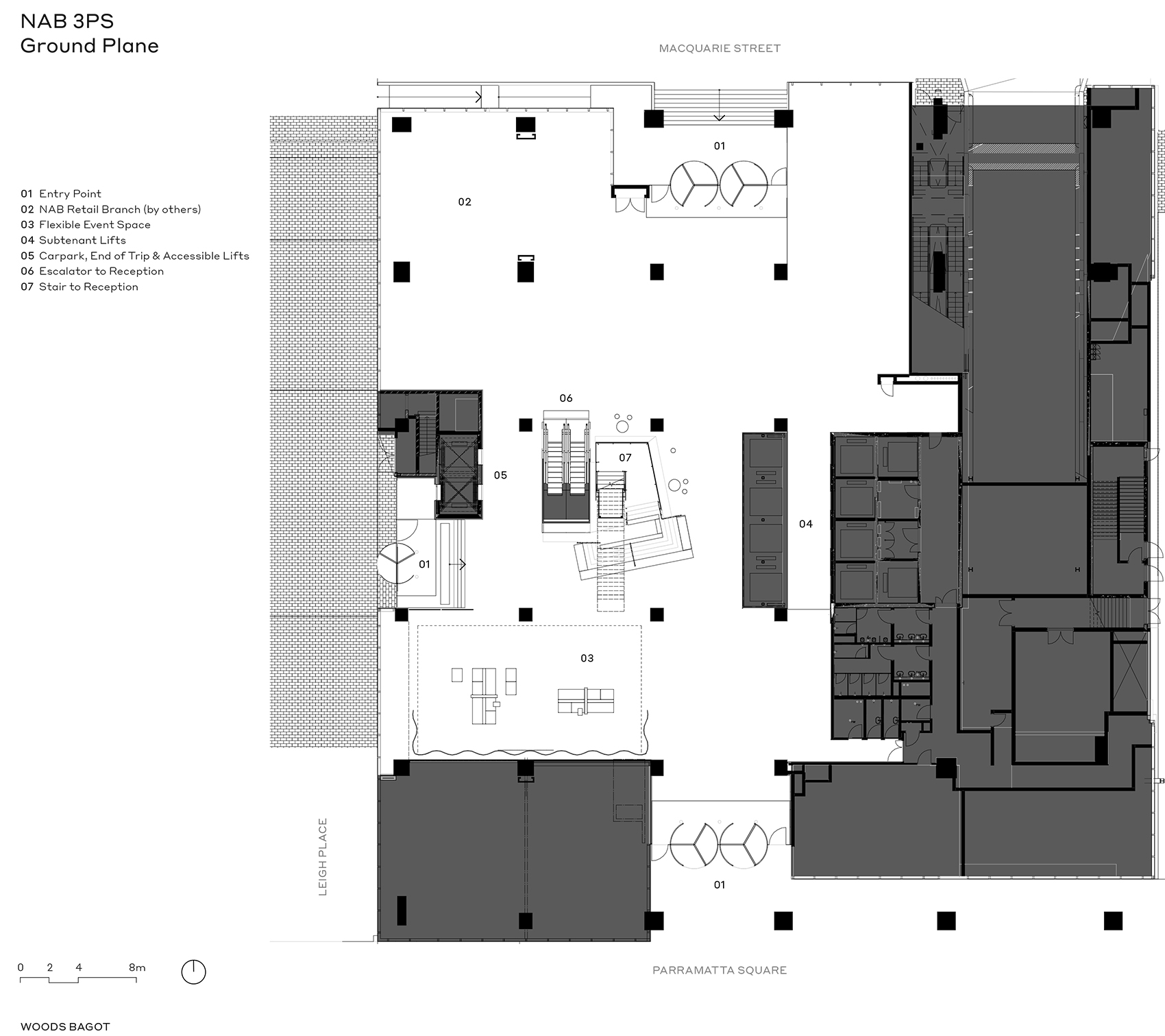 NAB 3 Parramatta Square & NAB 2 Carrington St by Woods Bagot - 谷德设计网