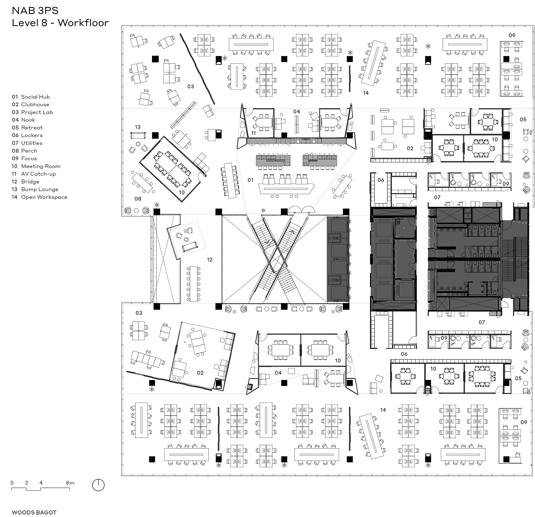 NAB 3 Parramatta Square & NAB 2 Carrington St by Woods Bagot - 谷德设计网