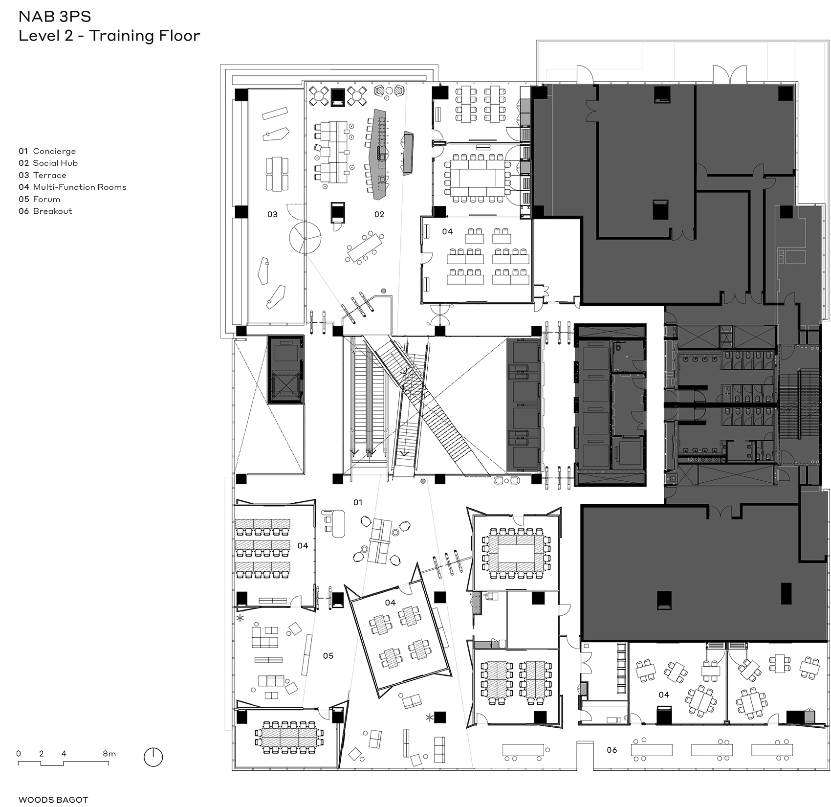 NAB 3 Parramatta Square & NAB 2 Carrington St by Woods Bagot - 谷德设计网