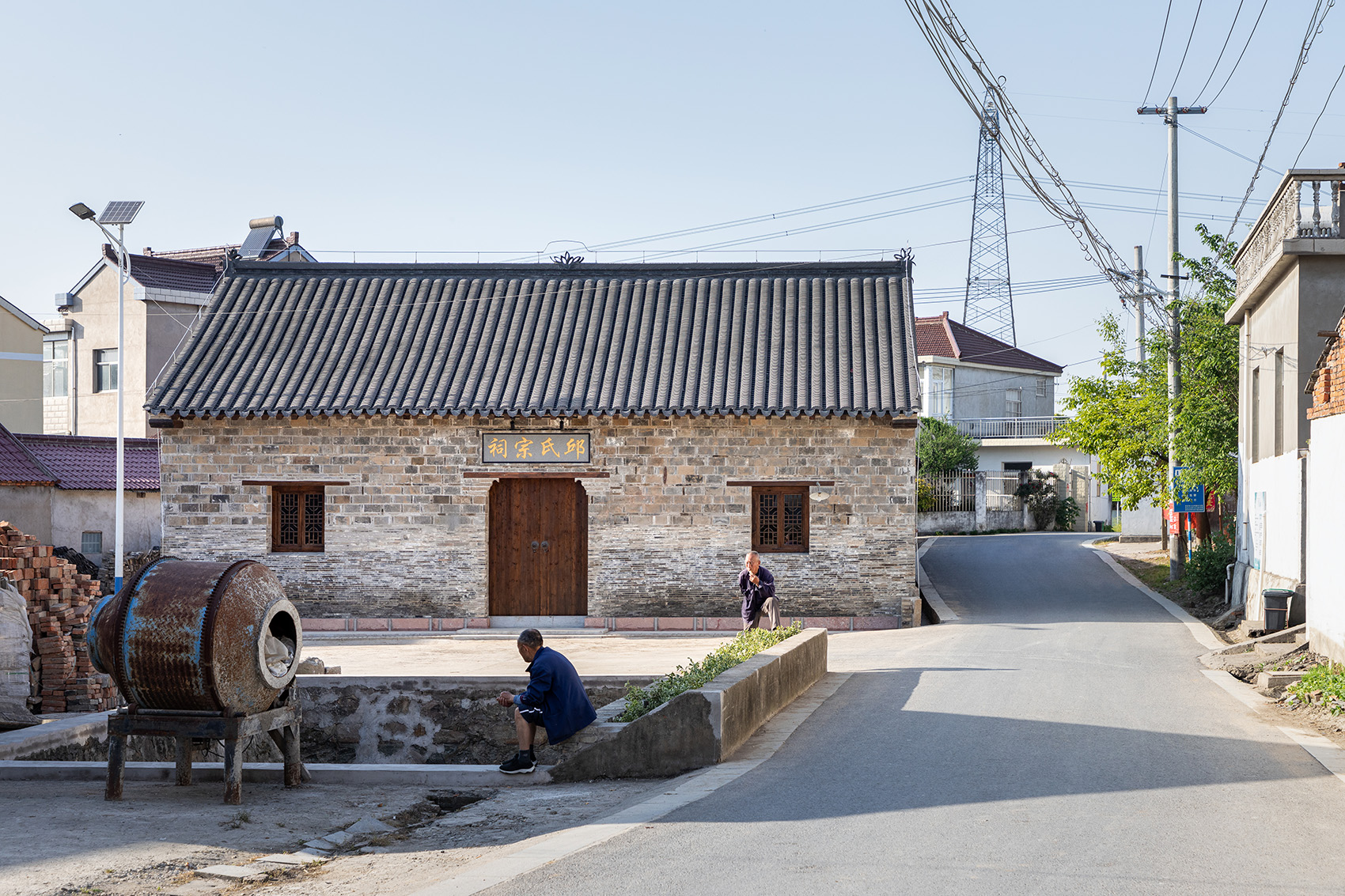 Two examples of renovation of the ancestral hall in Cangkou Village ...