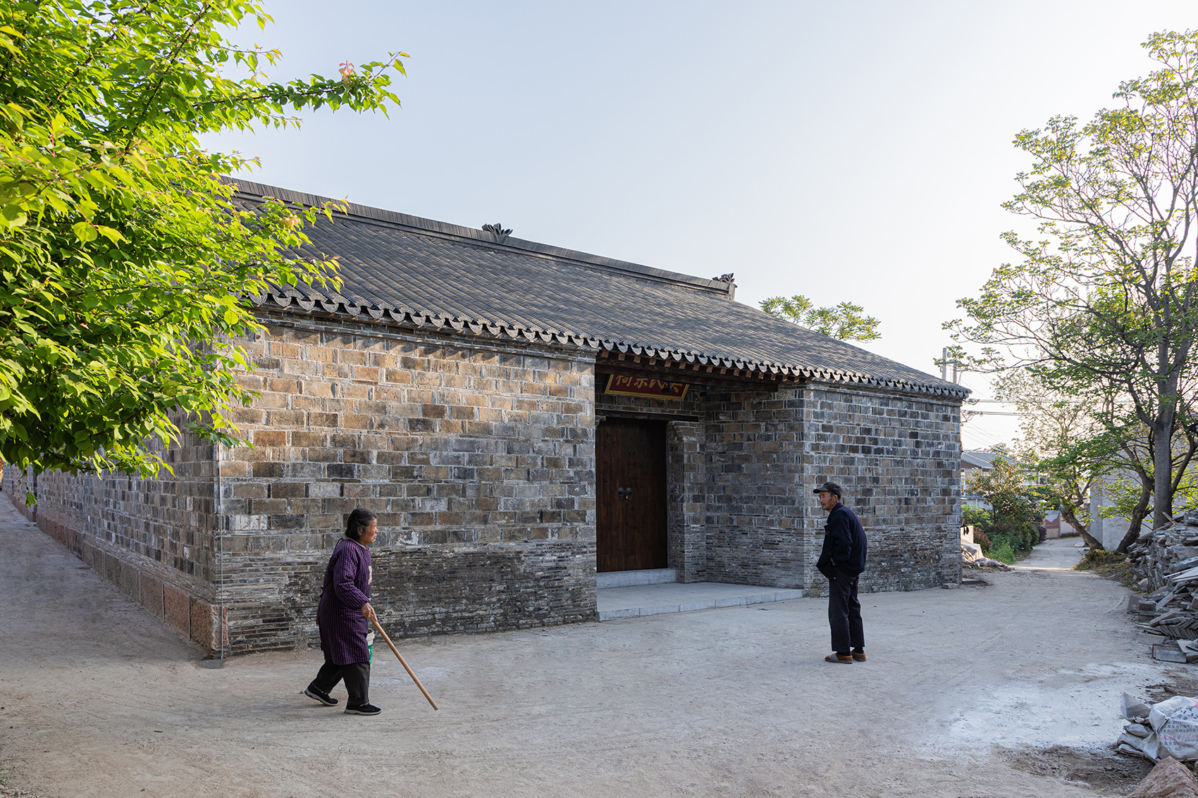 Two examples of renovation of the ancestral hall in Cangkou Village ...
