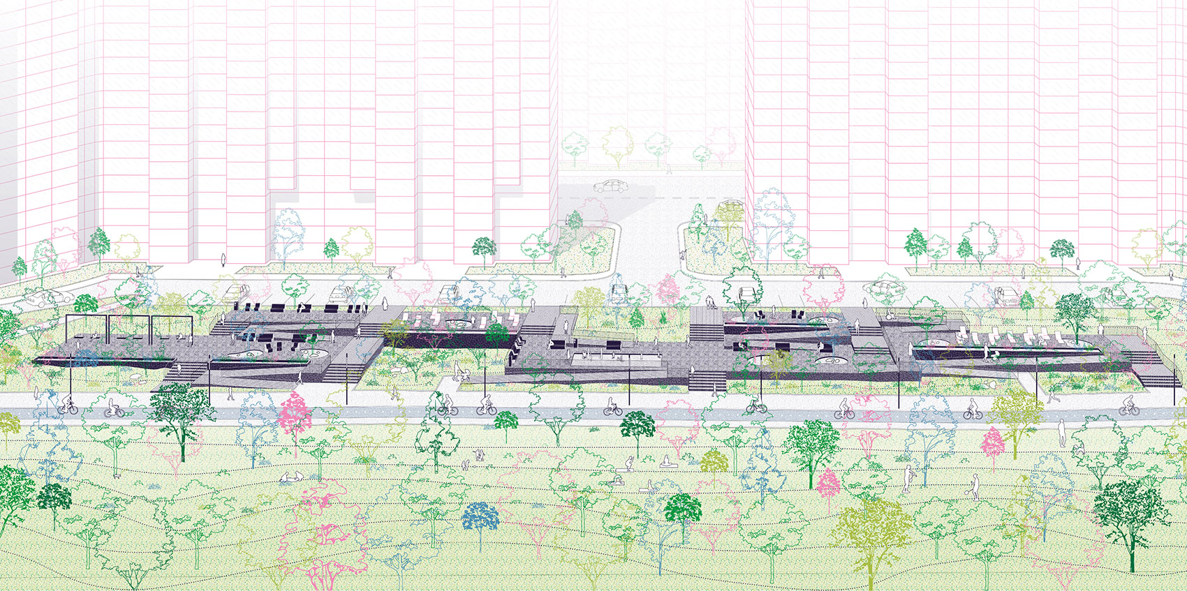 Poyma Embankment Park by Basis architectural bureau - 谷德设计网