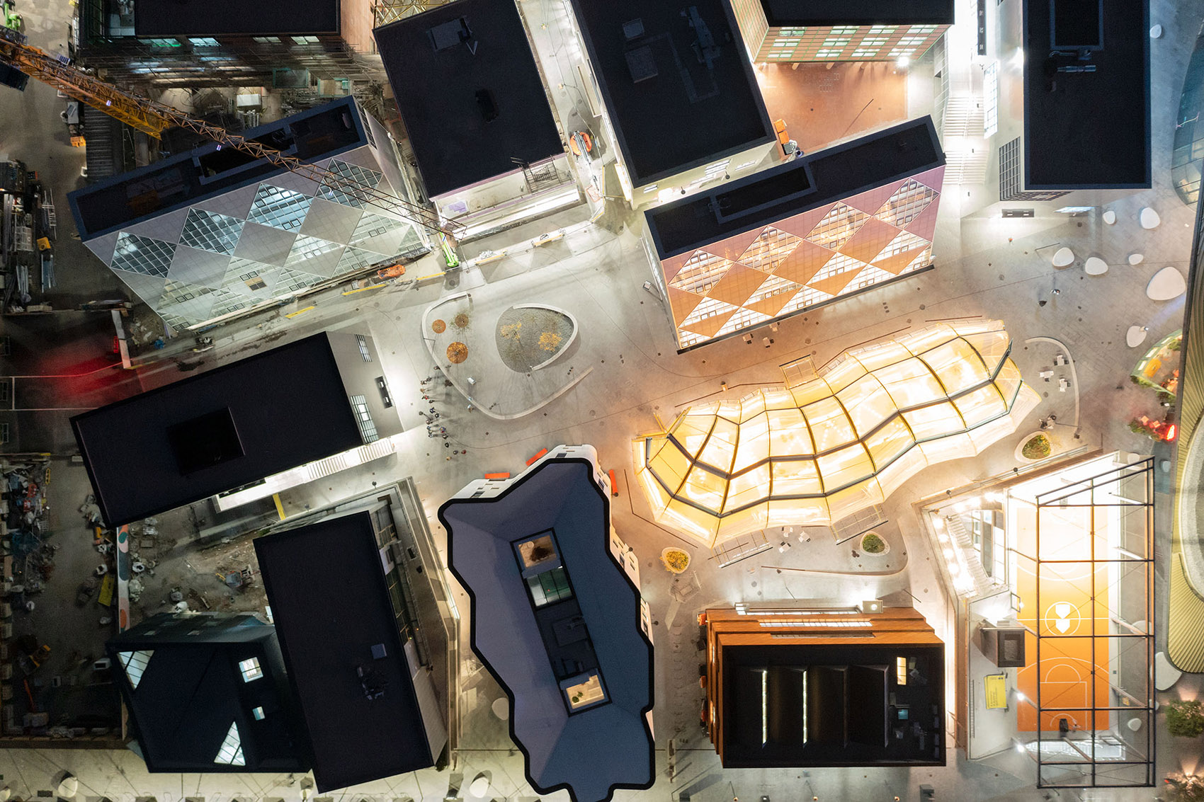 “market”- Design District Canteen by Selgascano - 谷德设计网