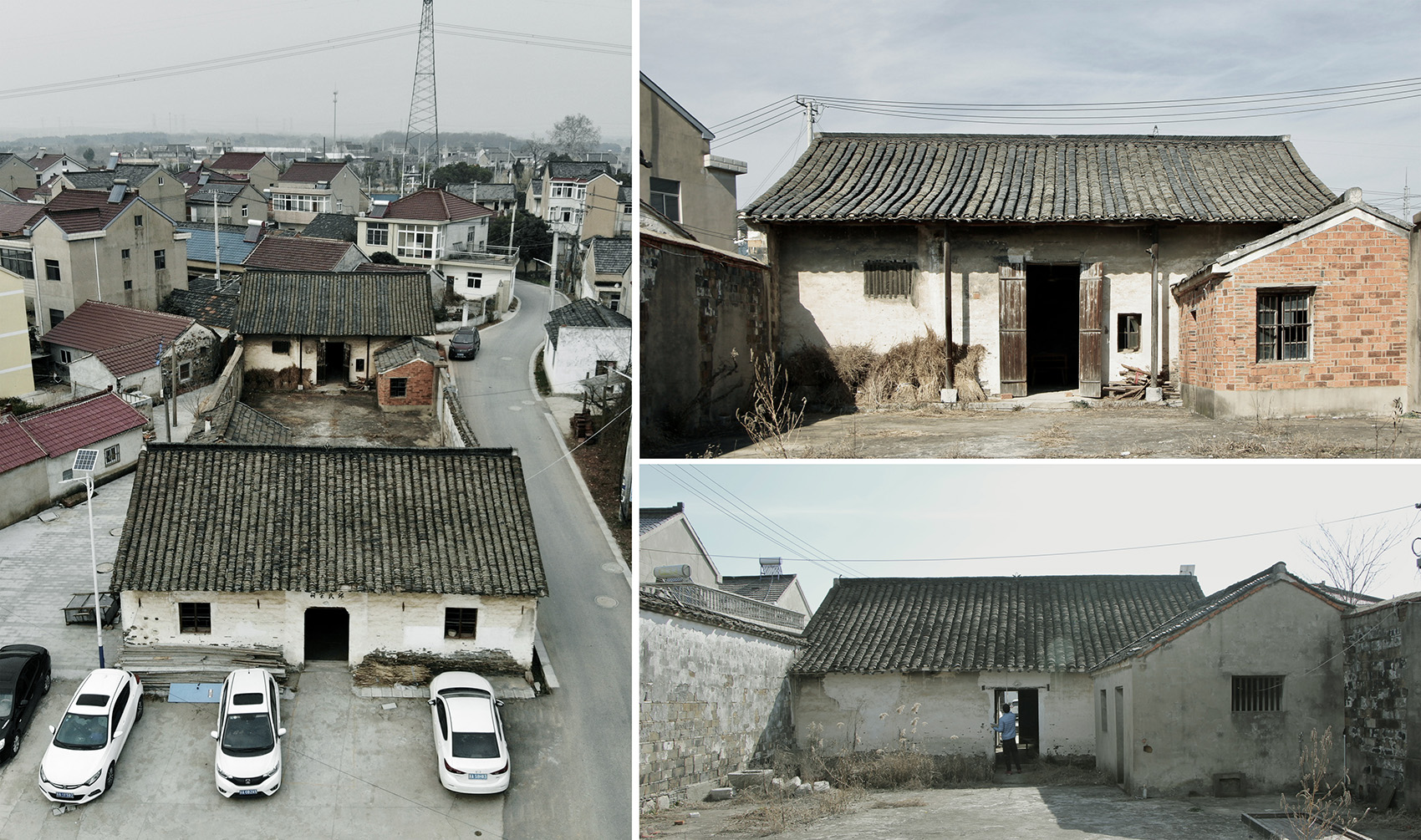 Two examples of renovation of the ancestral hall in Cangkou Village ...