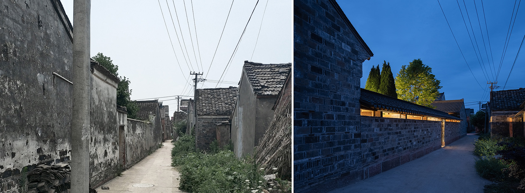 Two examples of renovation of the ancestral hall in Cangkou Village ...
