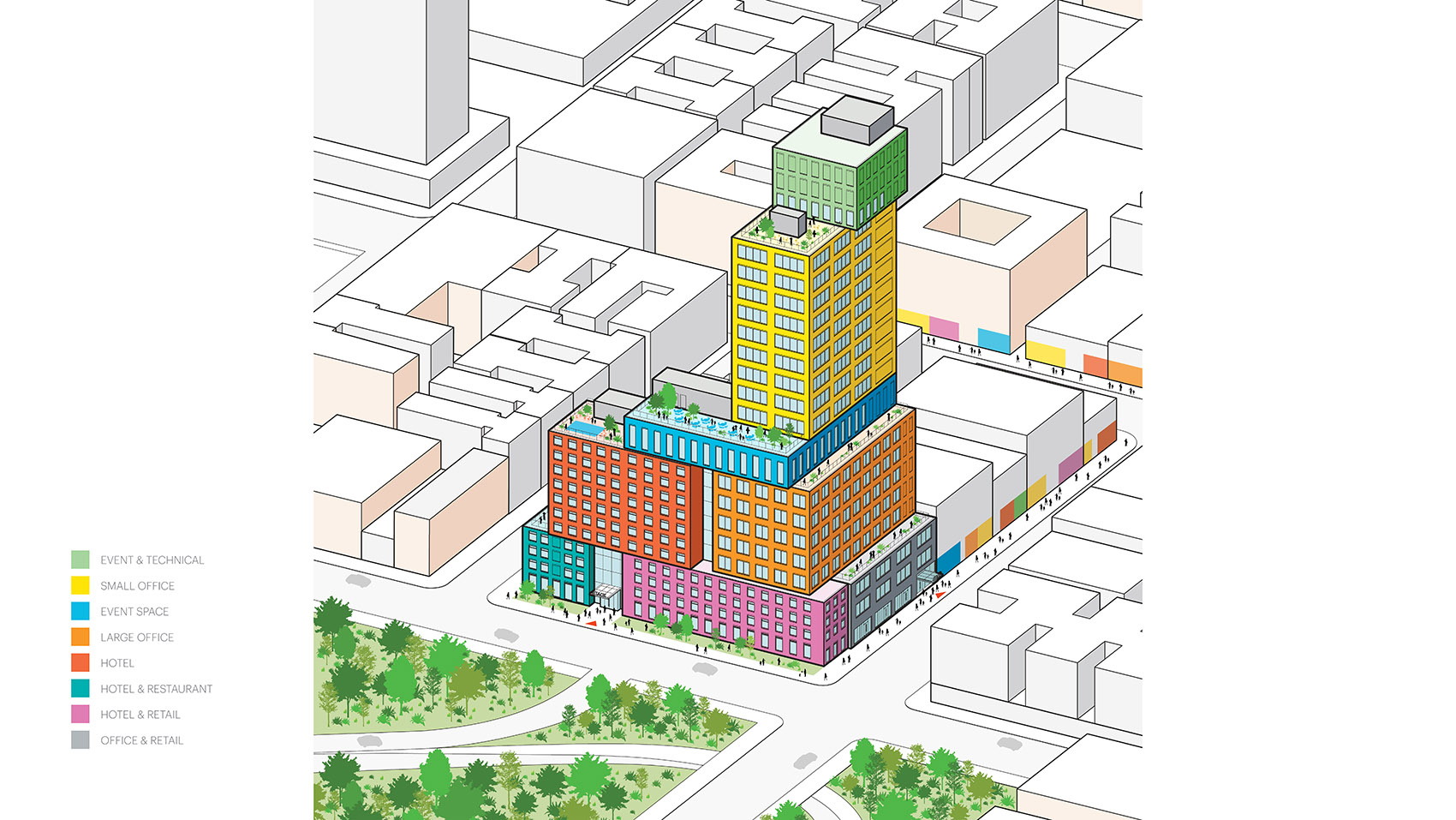 MVRDV-designed Radio Hotel and Tower opens - 谷德设计网