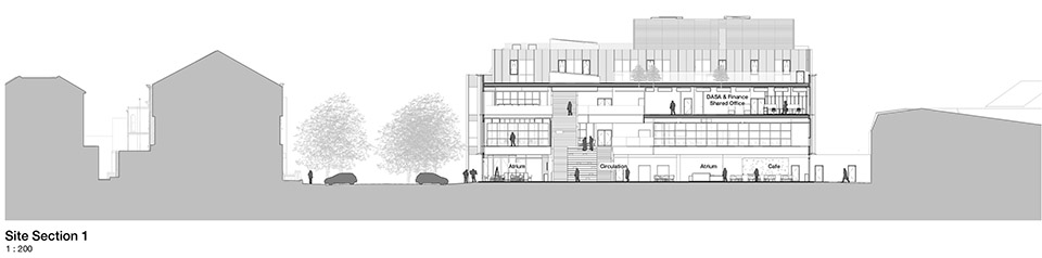 One Elmwood Center of Queen’s University Belfast by Hawkins\Brown + RPP Architects - 谷德设计网