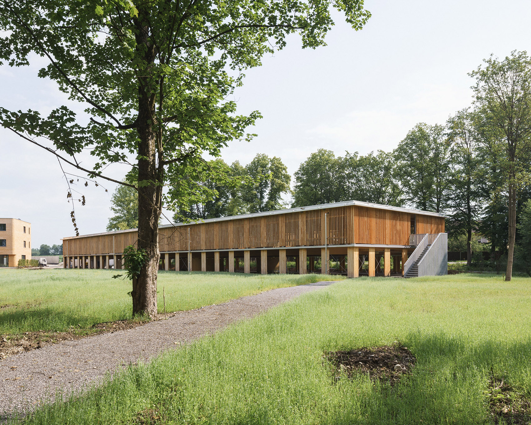 B&O Wooden Multi-storey Car Park, Germany by HK Architekten, Hermann ...