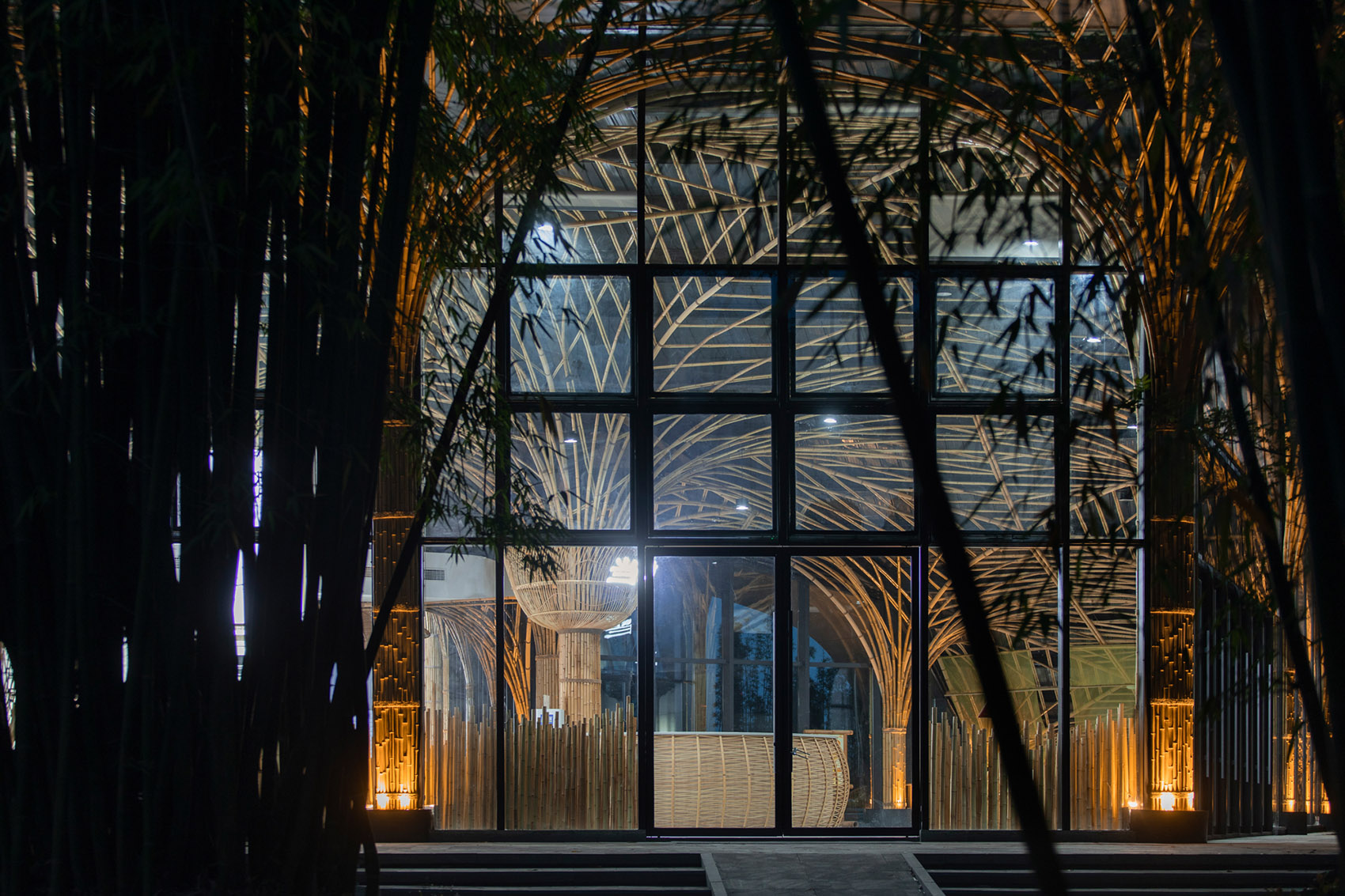Qionglai Bamboo Pavilion by UNO Architects + Lin Rong Studio, SWJTU - 谷德设计网