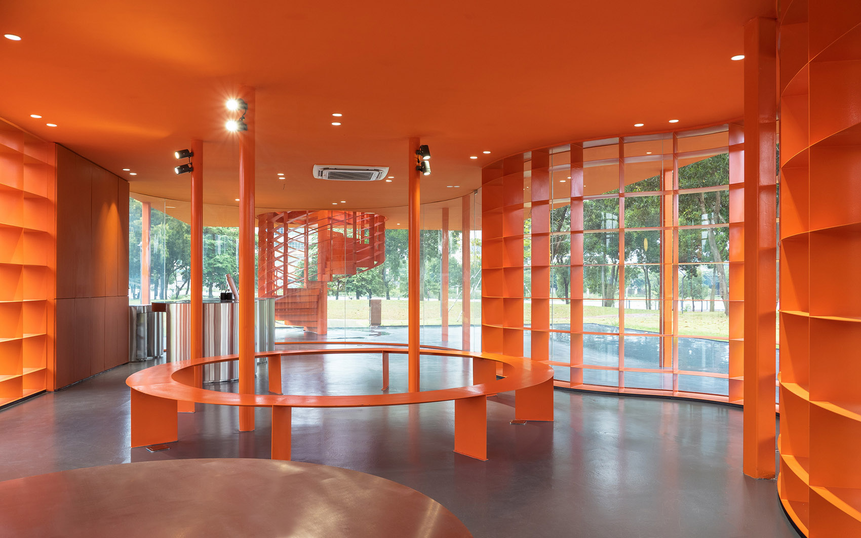 The Great Lawn City Library Of Central Park Of Pingshan by CM Design ...