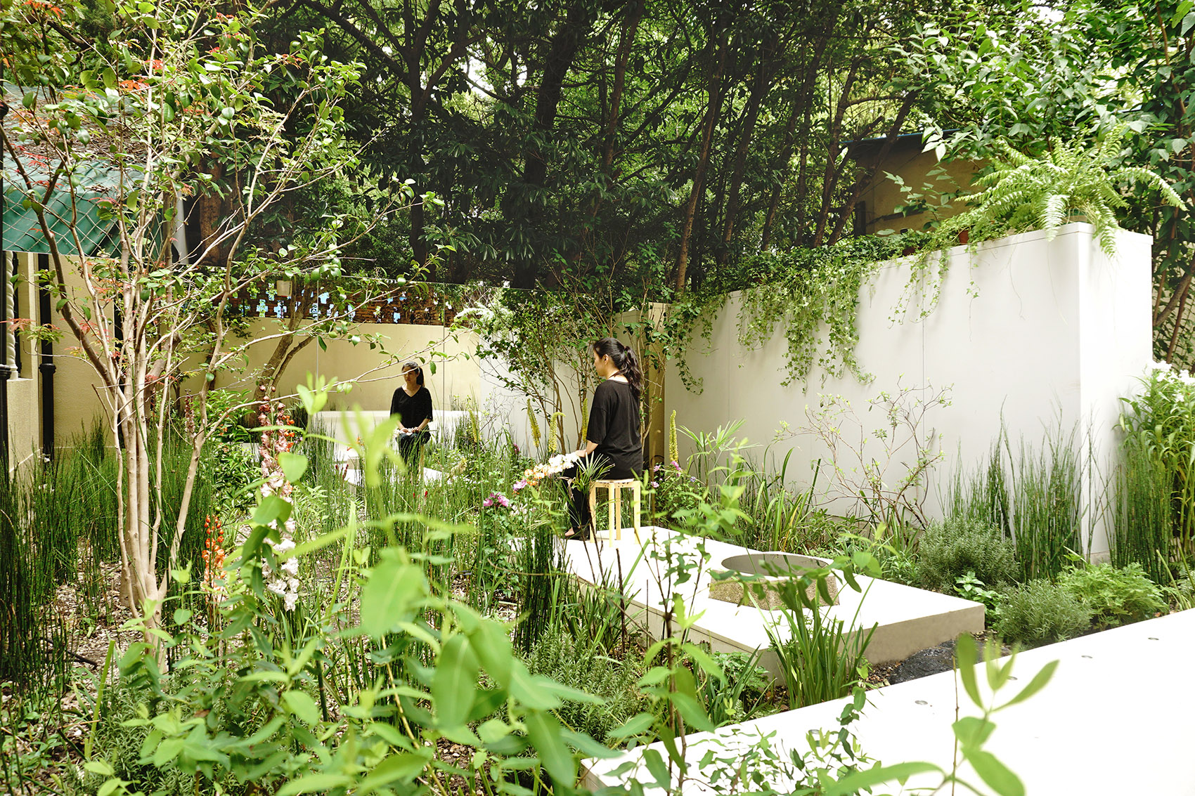 To summer Infinity garden, Shanghai by YIYU Design - 谷德设计网