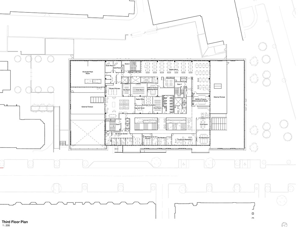 One Elmwood Center of Queen’s University Belfast by Hawkins\Brown + RPP Architects - 谷德设计网