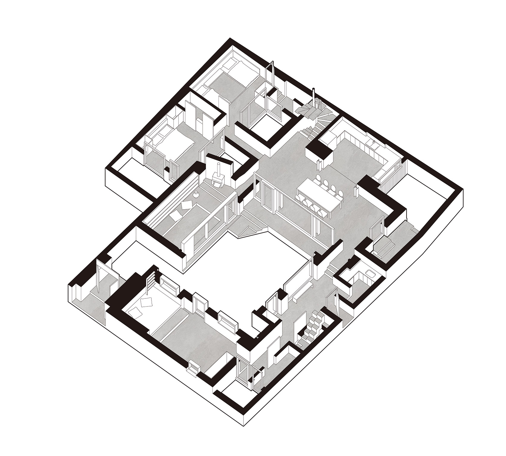 House Over the Wall by Chaoffice - 谷德设计网