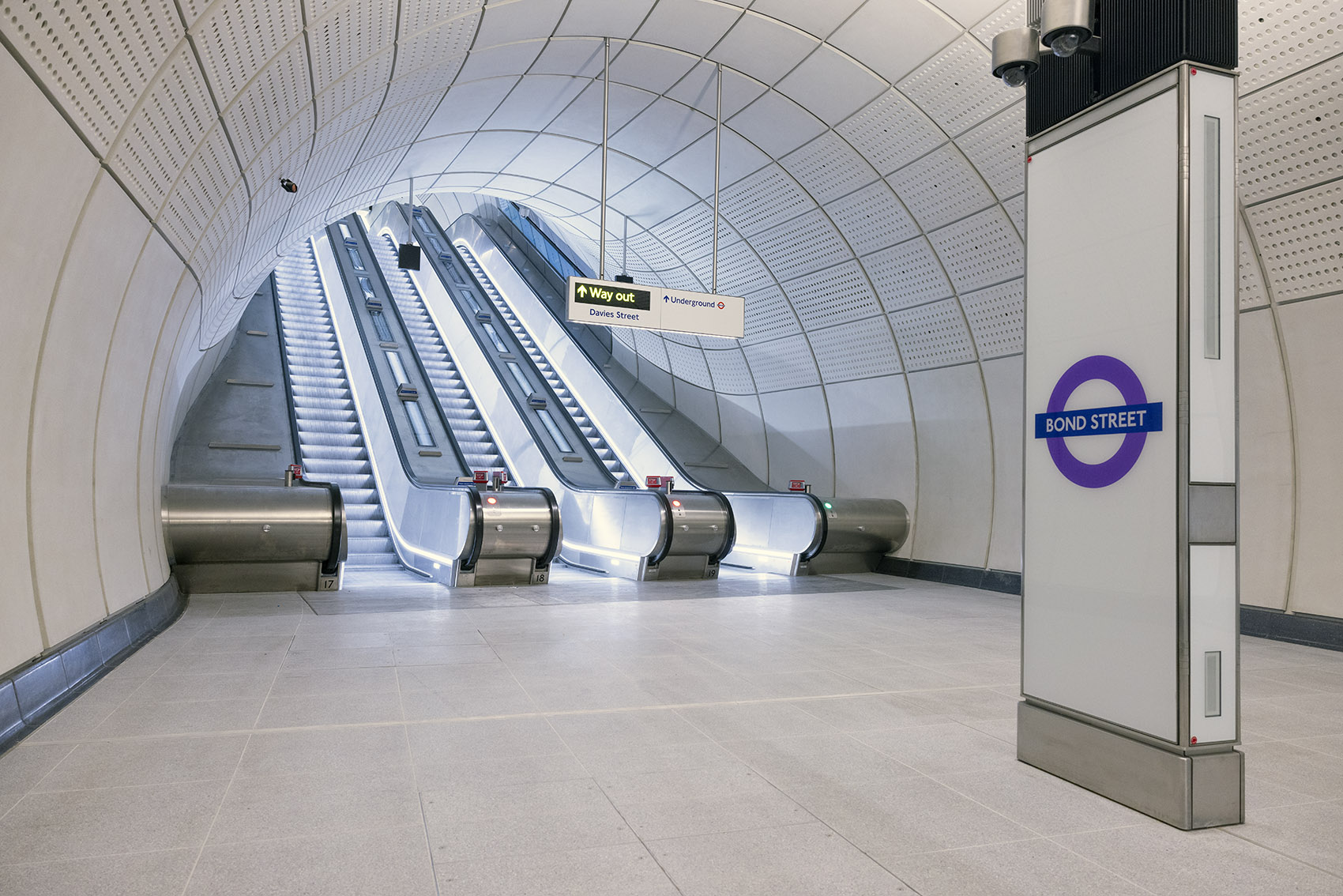 Bond Street station Elizabeth Line by John McAslan + Partners - 谷德设计网