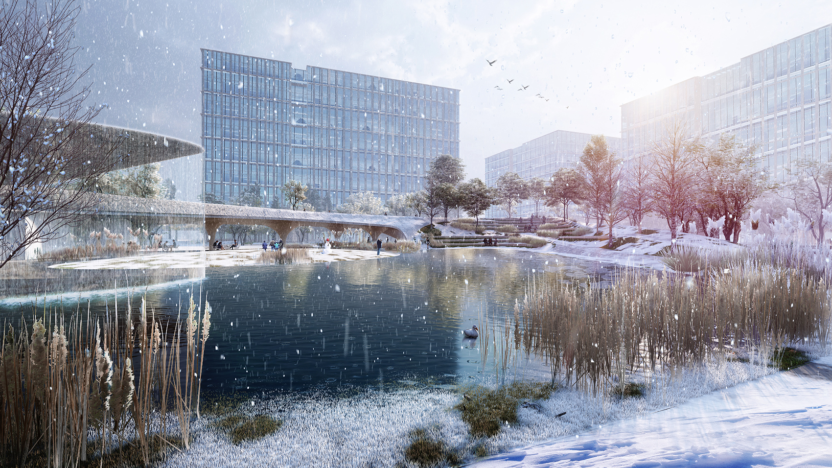 ASPECT Studios Wins Alibaba Xixi Campus-Park C - 谷德设计网