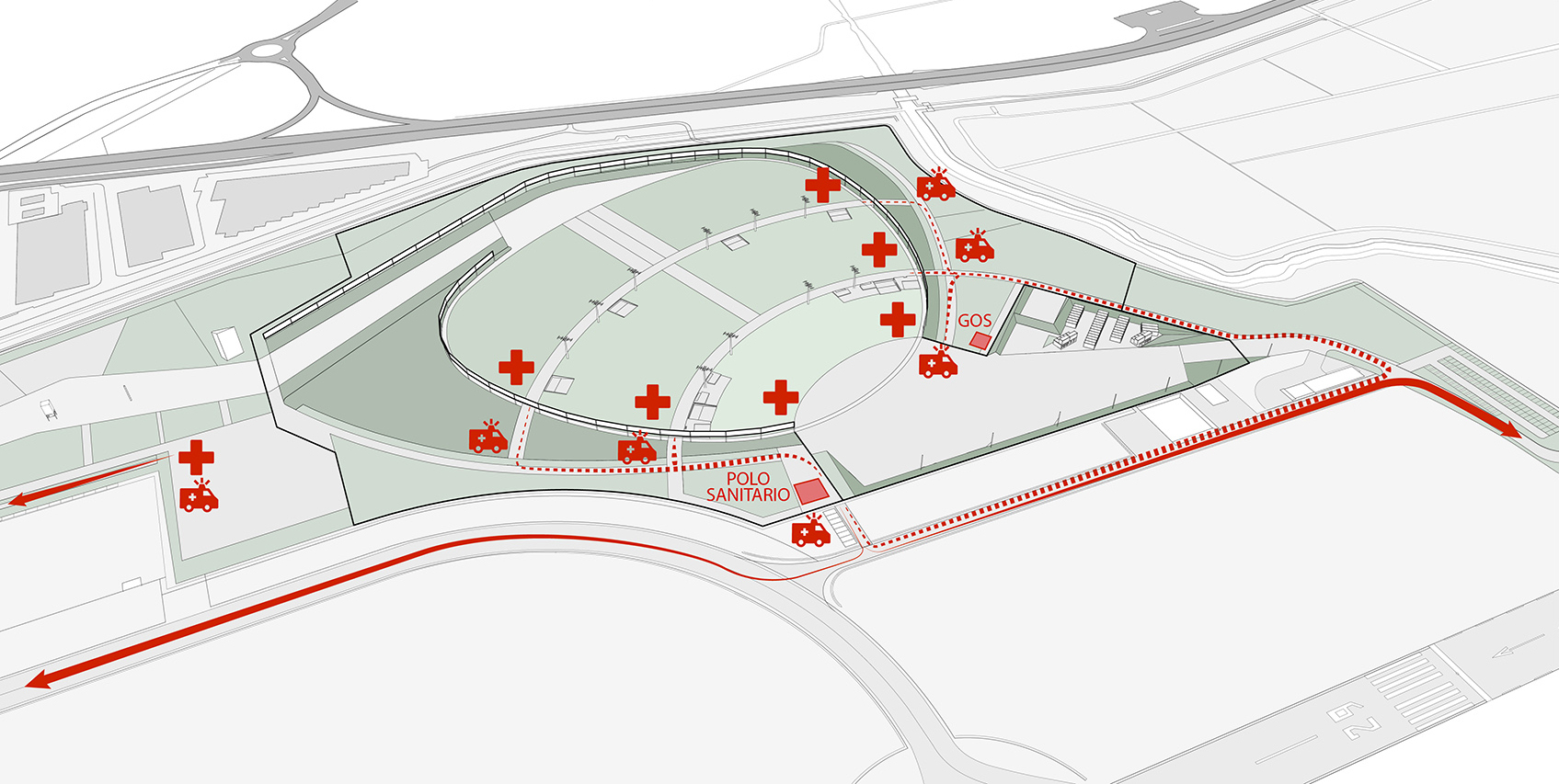 RCF Arena by lotti + Pavarani, Tassoni and LSA - 谷德设计网