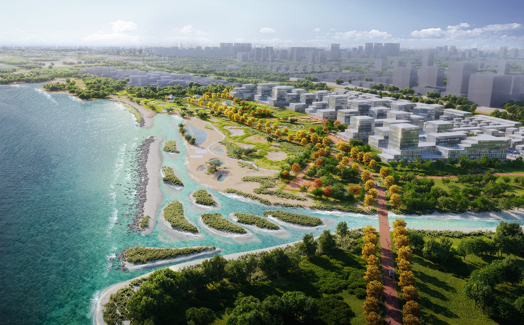 KCAP wins first prize for Yantai Seafront Garden - 谷德设计网