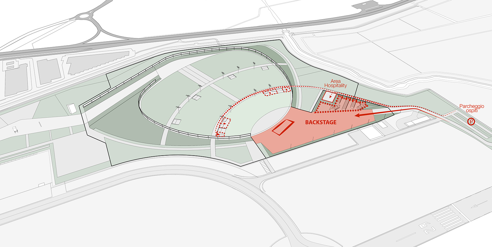 RCF Arena by lotti + Pavarani, Tassoni and LSA - 谷德设计网