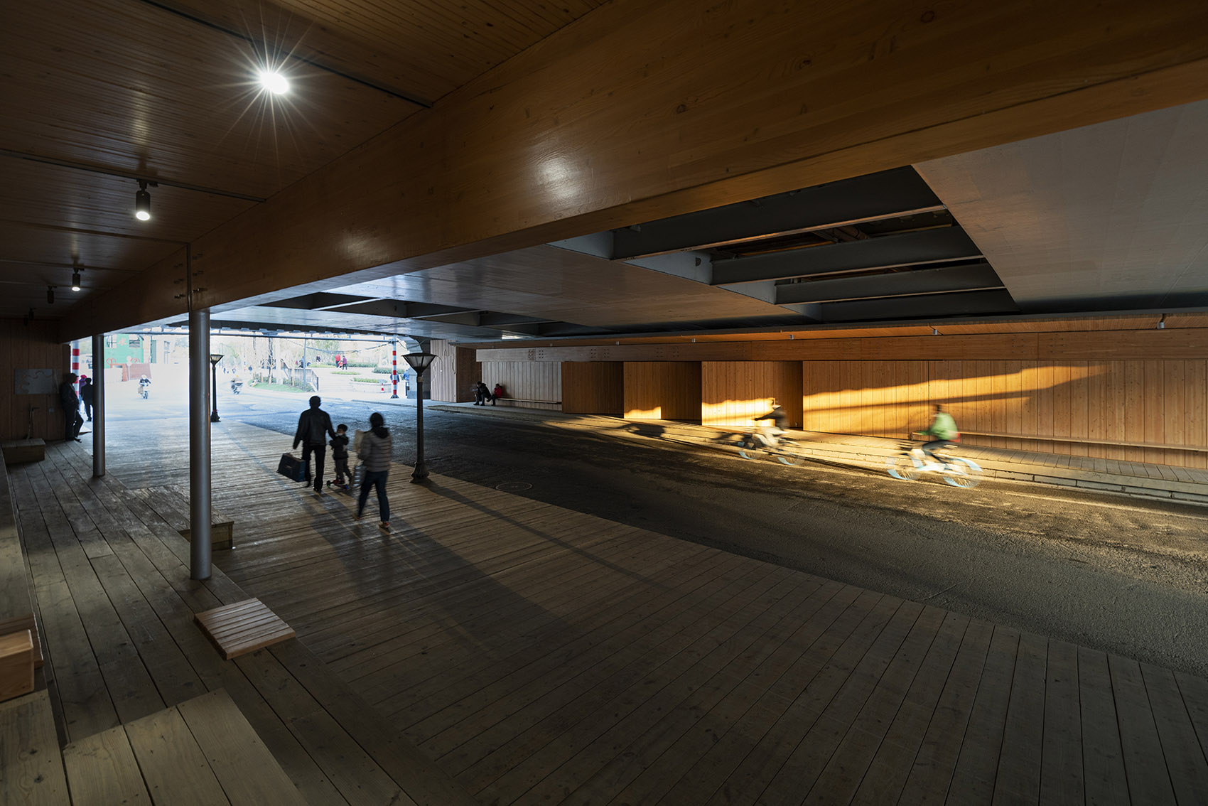 Service Station Under Wuning Road Bridge, Suzhou Creek, Shanghai by ...