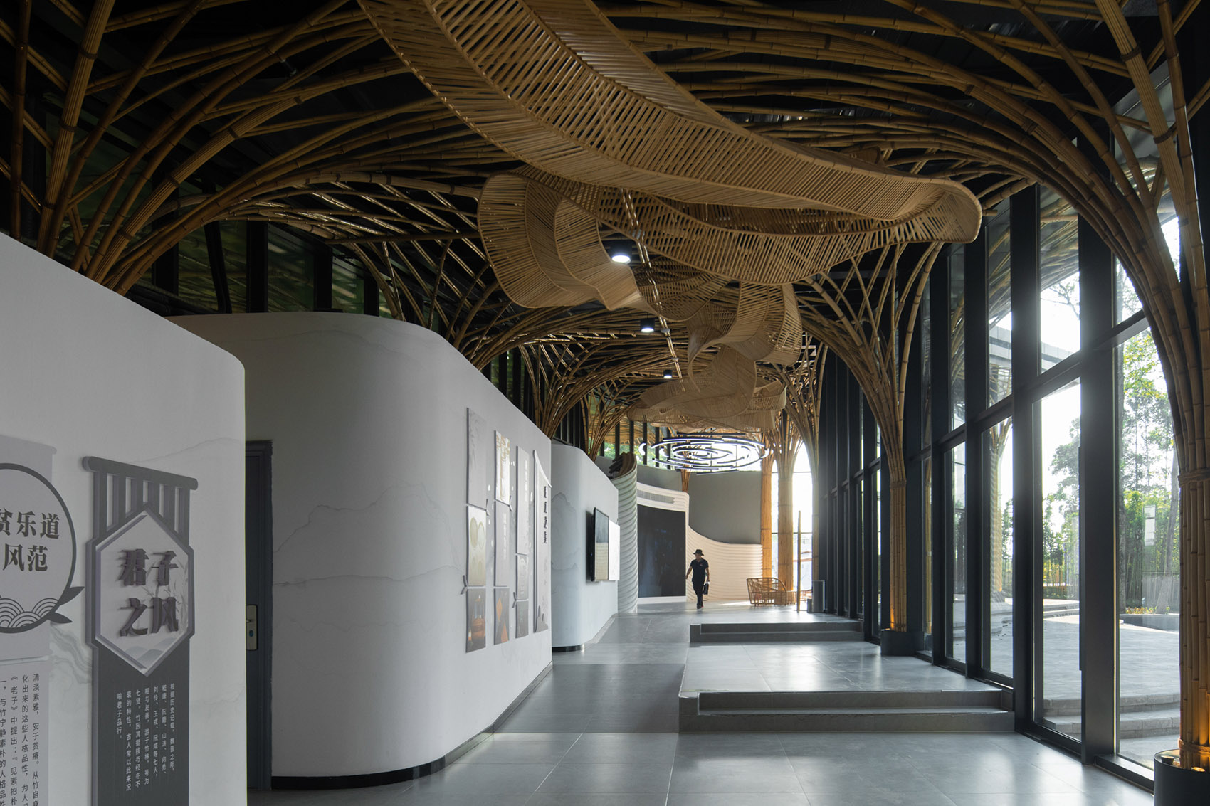 Qionglai Bamboo Pavilion by UNO Architects + Lin Rong Studio, SWJTU - 谷德设计网