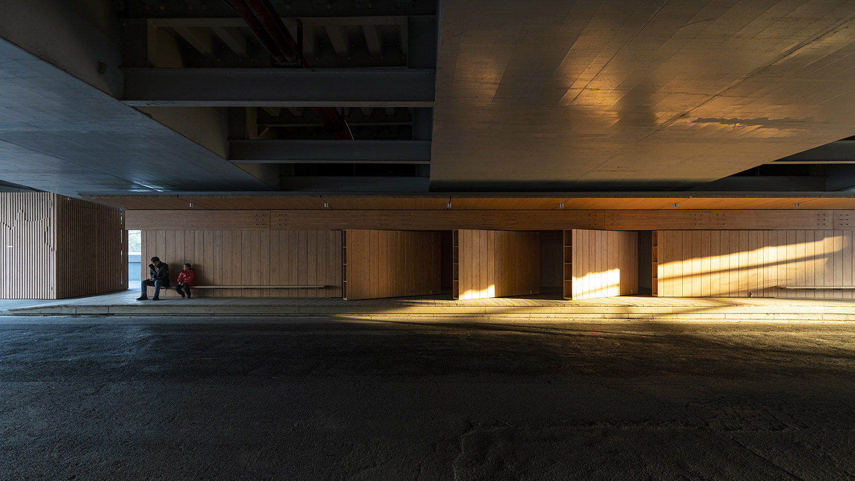 Service Station Under Wuning Road Bridge, Suzhou Creek, Shanghai by ...