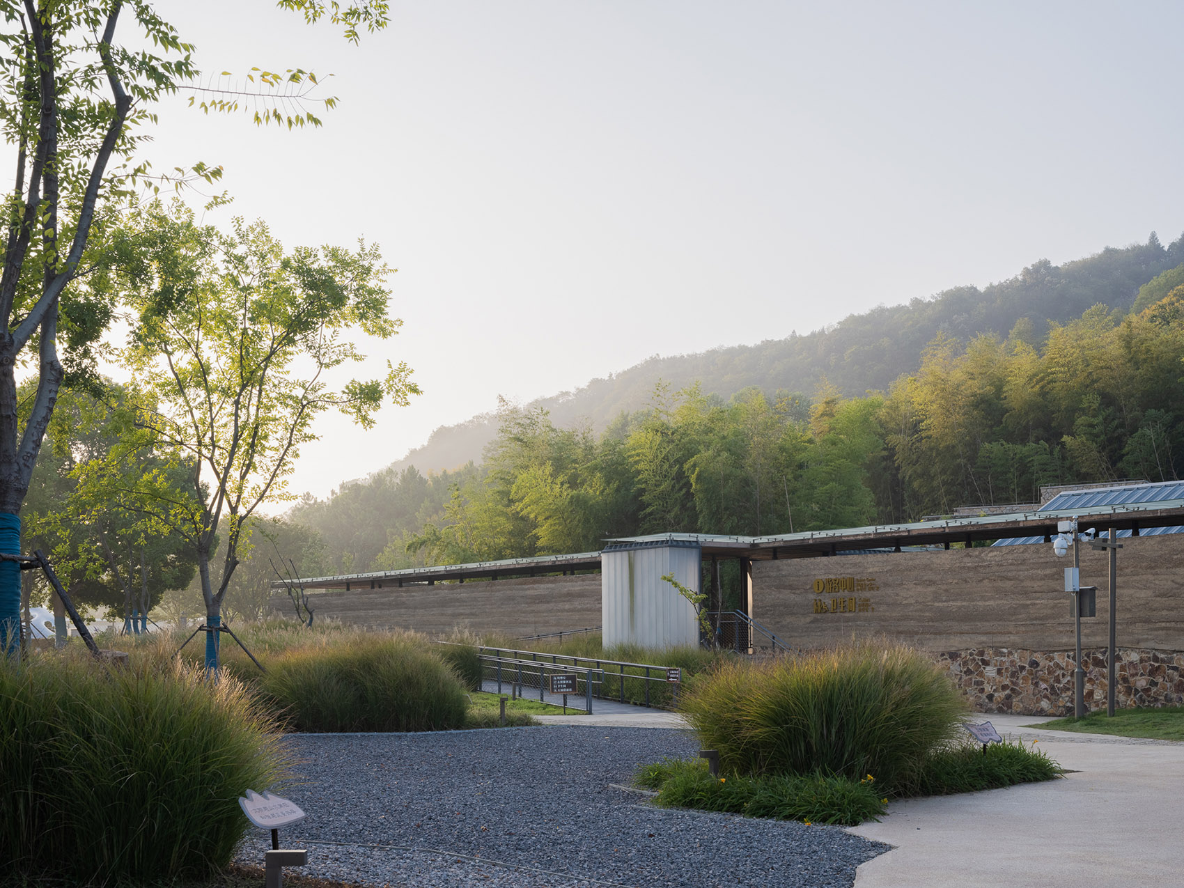 Tourist service station of Tangshan Ape Man Cave by Architectural ...