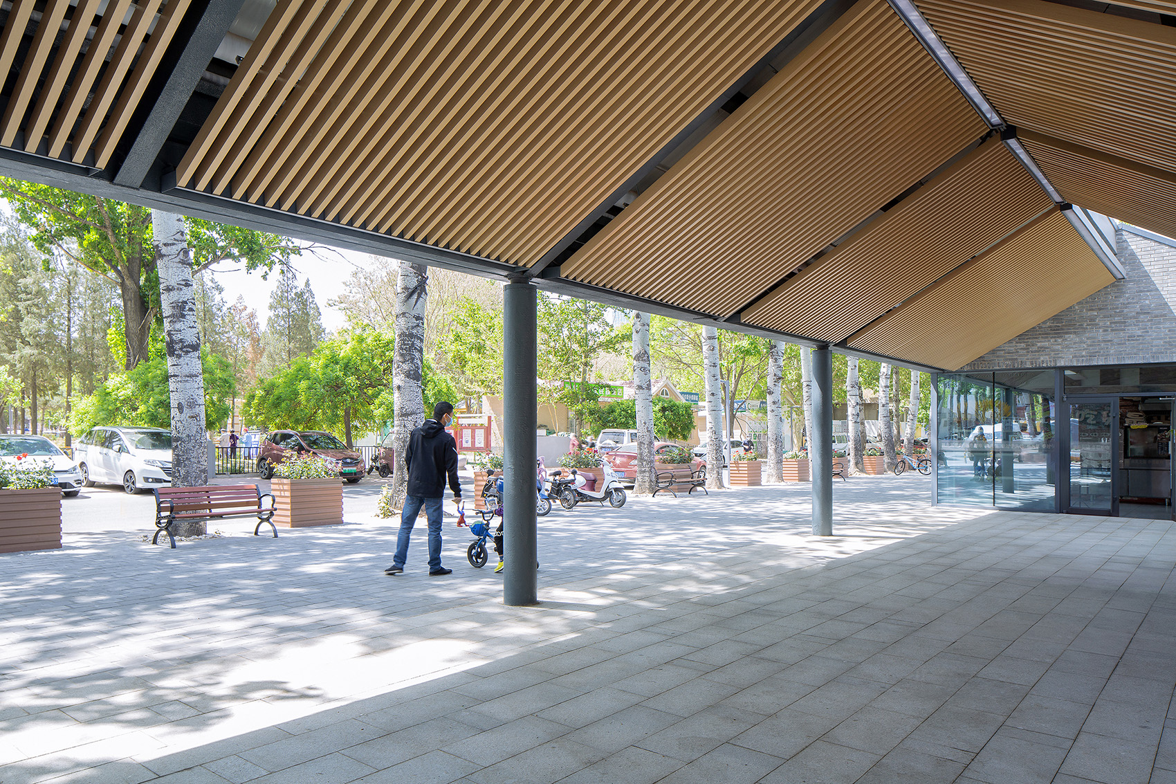 XingHuaDongLi Neighboring Courtyard Market, China by BIAD - 谷德设计网